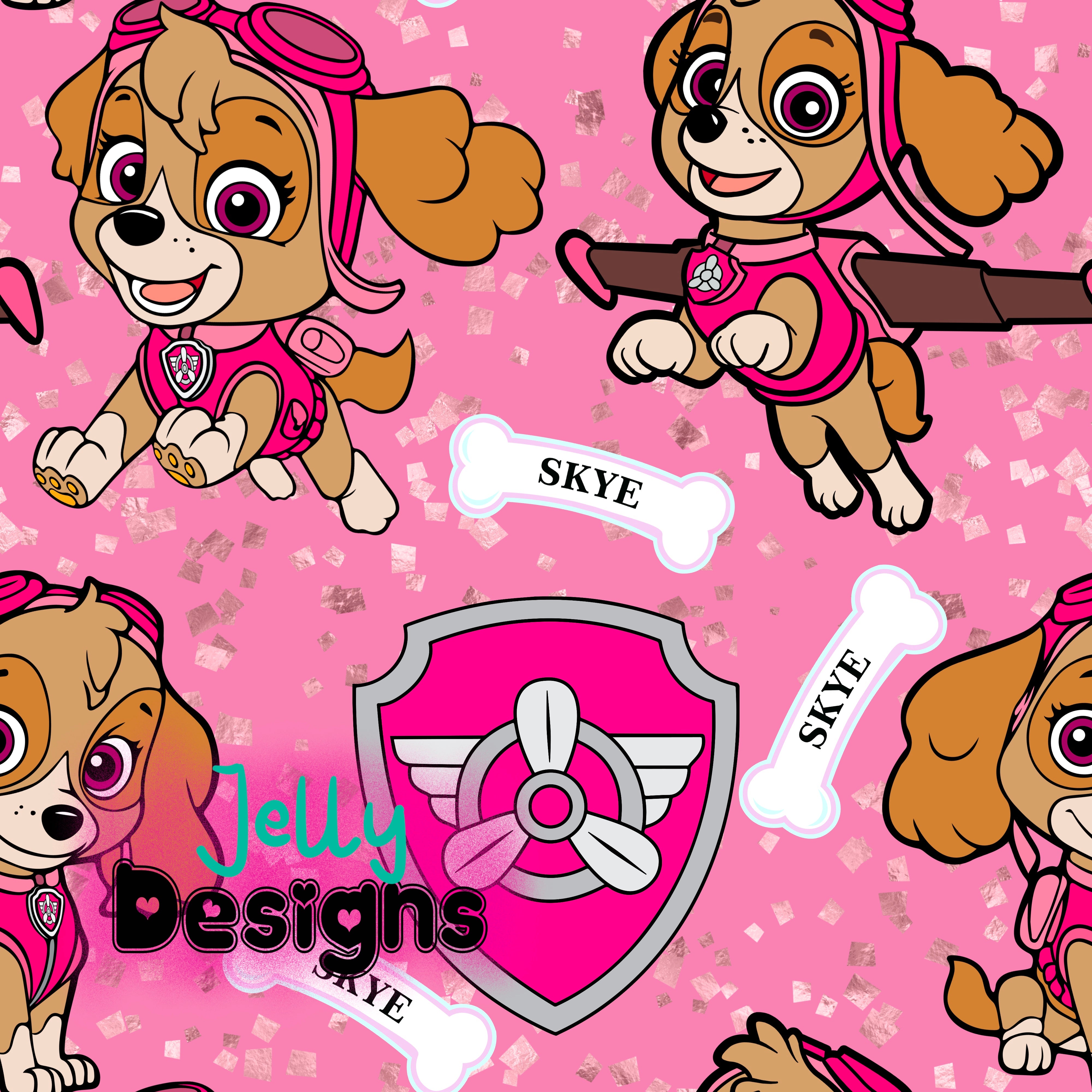 Pink Sparkle Pup – Jelly Designs