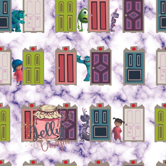 multi color Monster Doors – Jelly Designs